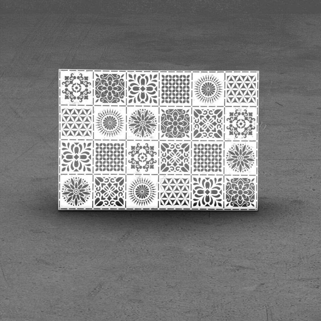 Stencil diseño chapa D – 001 – Artecret